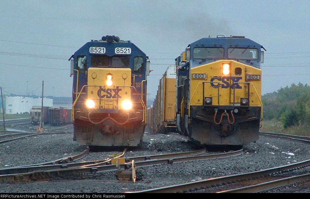 CSX 8521 and CSX 603